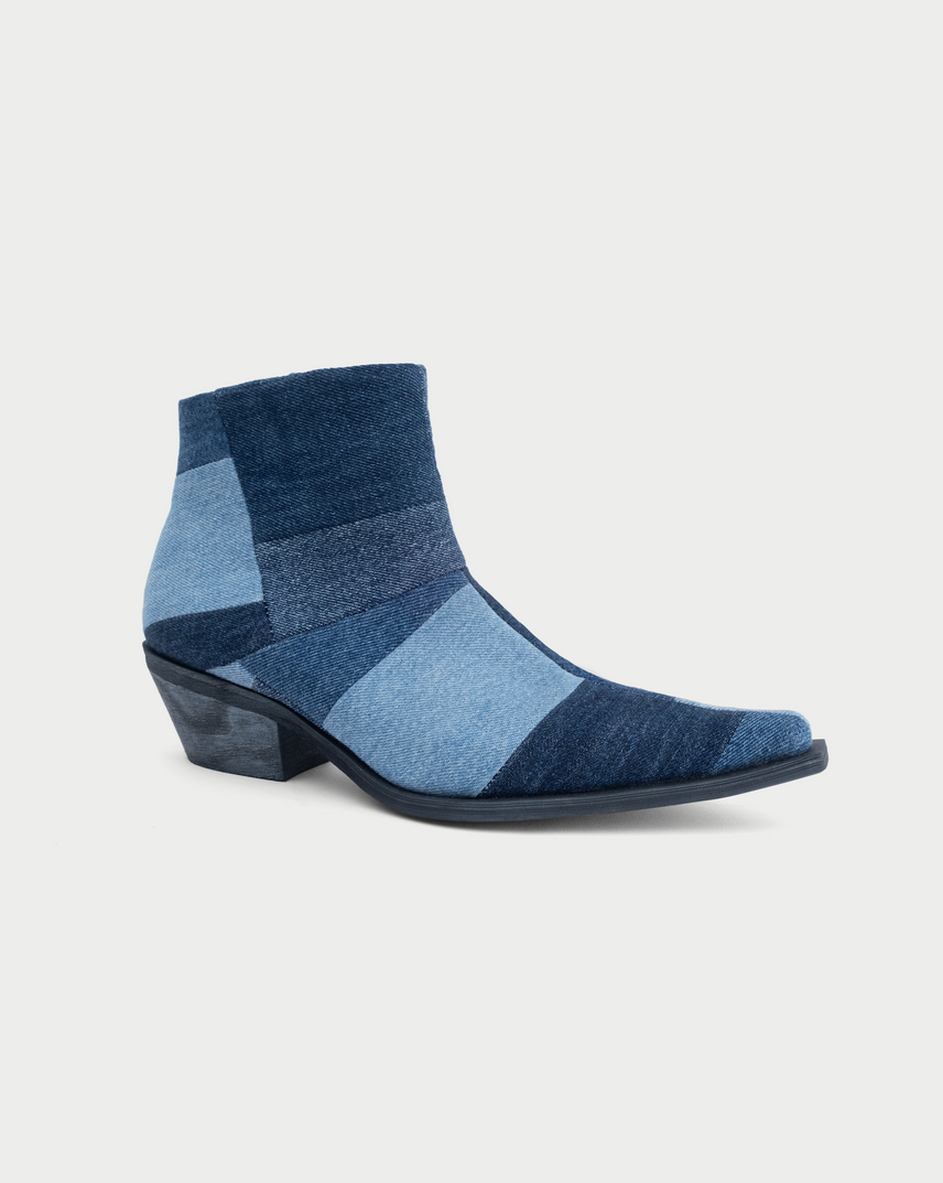 Patchwork Cowboy Boots – KSENIASCHNAIDER