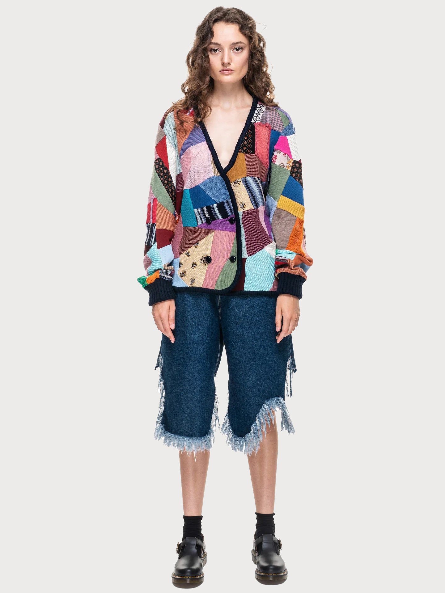 Long Patchwork Cardigan - KSENIASCHNAIDER